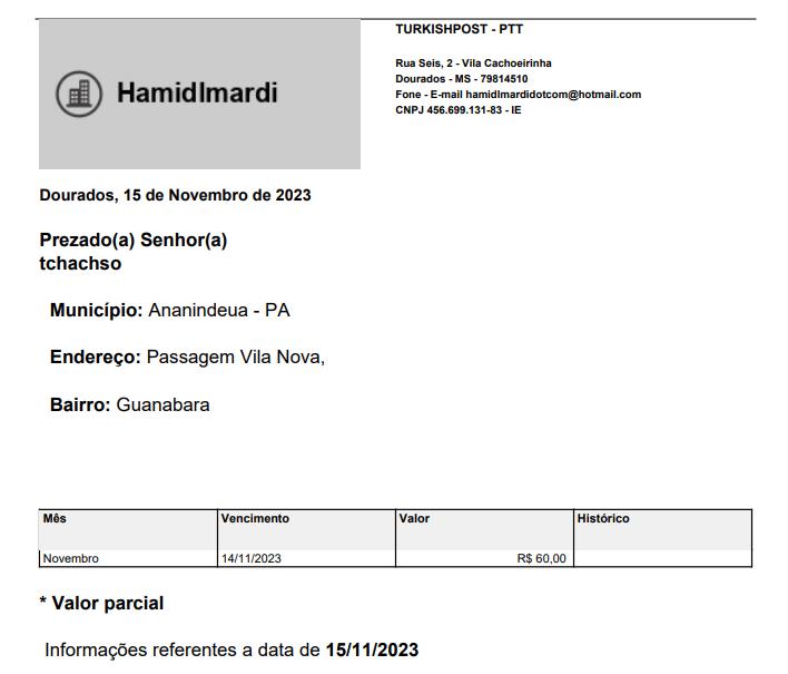 PTT Kargo Turkish Pos Adıyla Gönderilen Sahte E-Posta - Şikayetvar