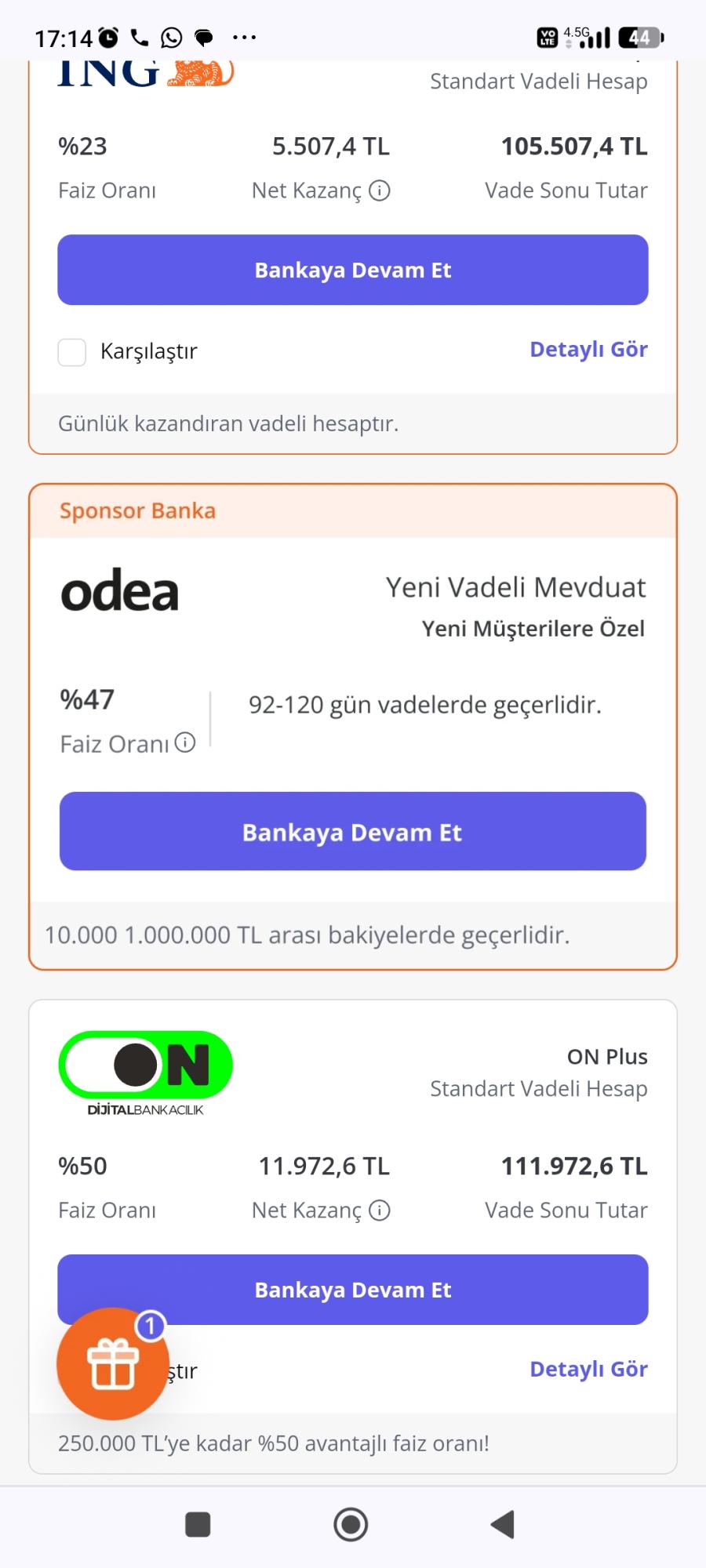 Odeabank Faiz Oyunu Yapıyor Parayı Atınca Düşürüyor - Şikayetvar