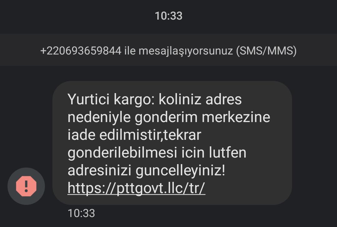 Siparişim Olmamasına Rağmen Yurtiçi Kargo'dan Sürekli Gelen Mesaj ...