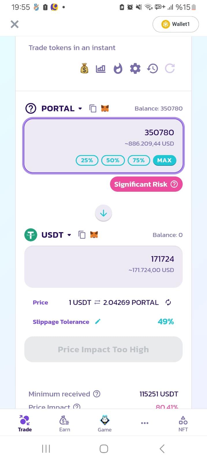 Pancakeswap Web 3 Portal Coin Endişesi Ve İade Talebi - Şikayetvar