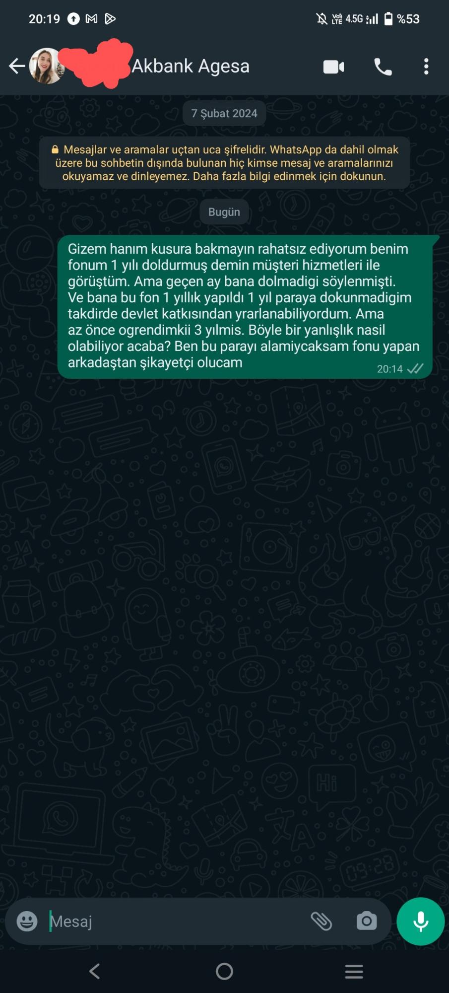 AgeSA Hayat ve Emeklilik Agesa 1 Yıllık Fon Oyunu! - Şikayetvar