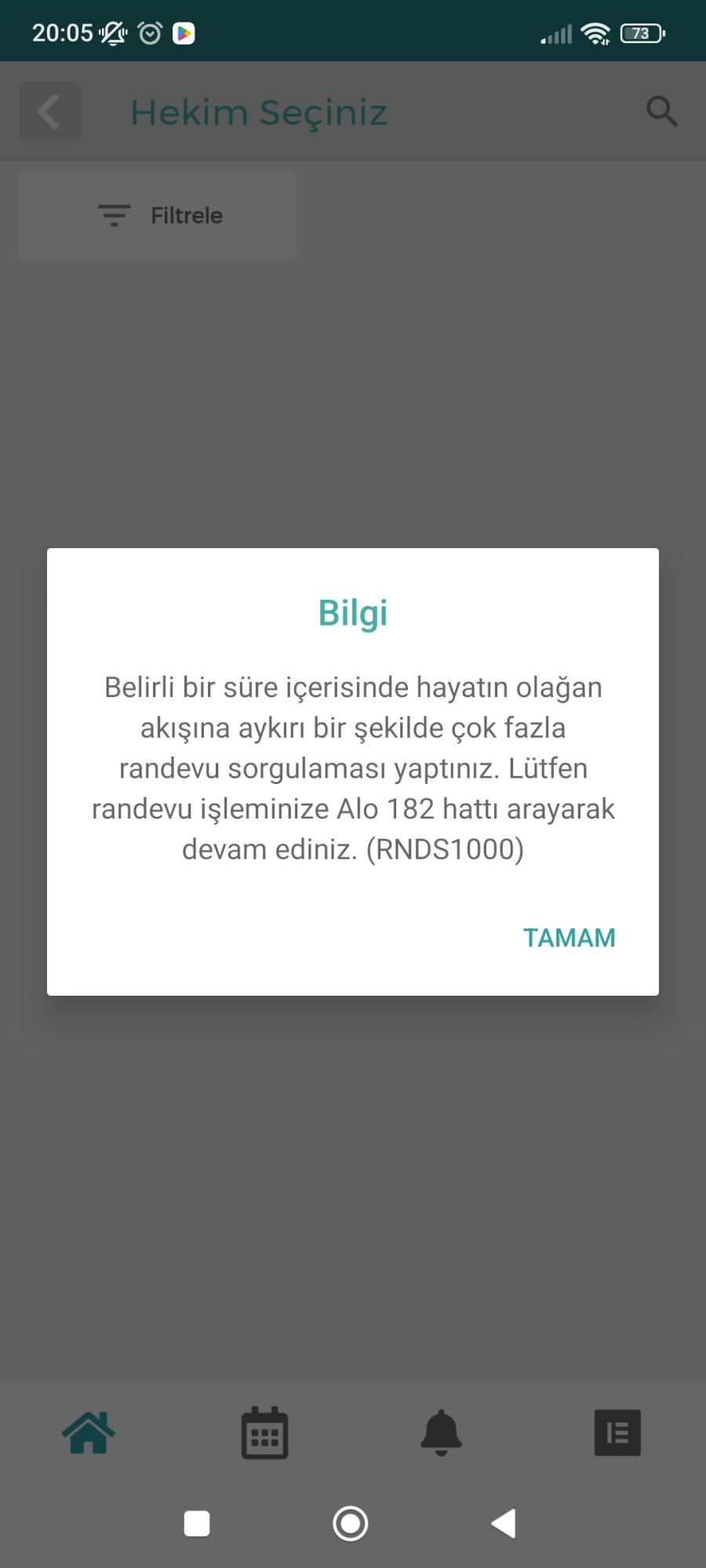 MHRS - 182 MHRS Hayatın Olağan Akışı - Şikayetvar