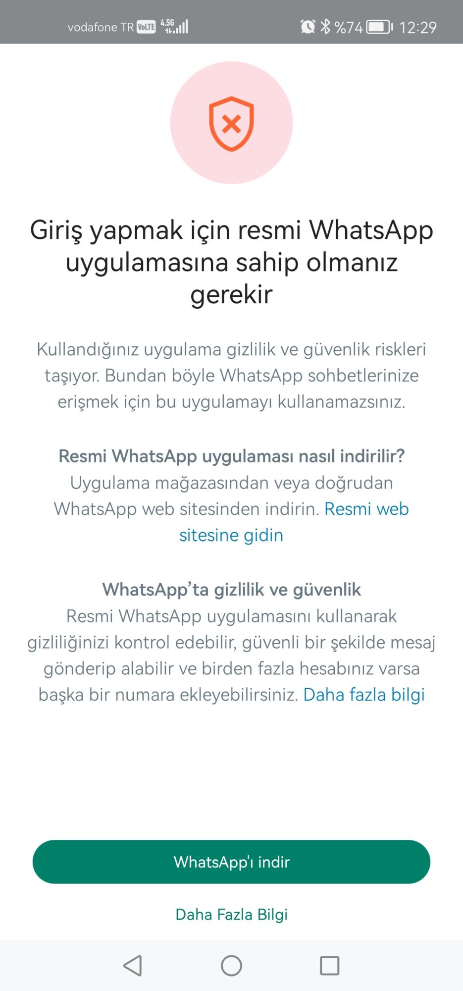 Huawei WhatsApp Kapandı Onunla İlgili Bir Açıklama - Şikayetvar