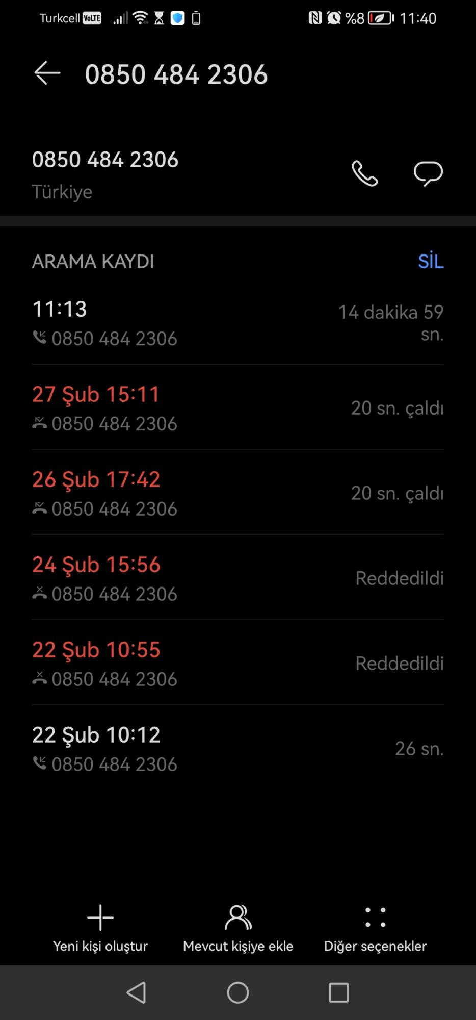 Turkcell Türk Telekom Müşteri Hizmetleri 08504842306 - Şikayetvar