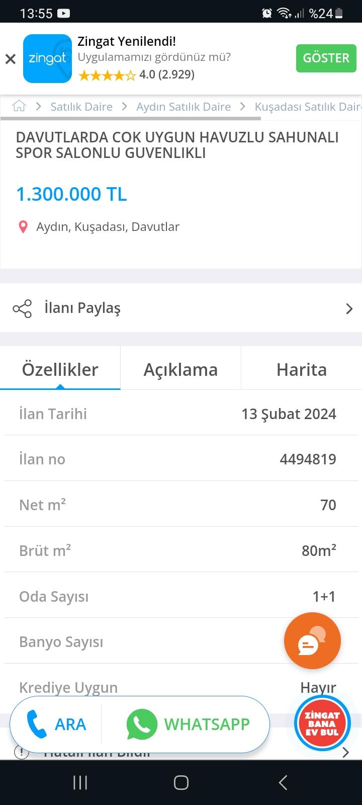 Zingat Ada Life Gayrimenkul - Şikayetvar