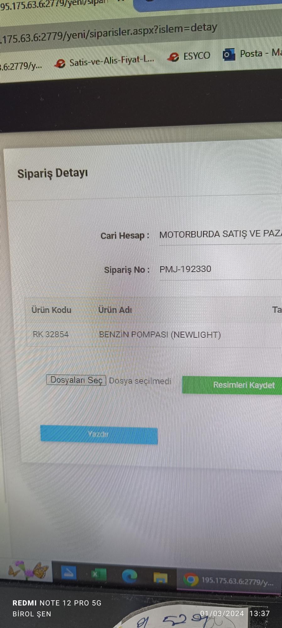 RKS Motor RKS Newlight 12 Pro Benzin Pompası Yokmuş Fabrikada - Şikayetvar
