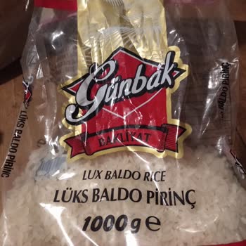 Gün Gıda Günbak Bakliyat Lüks Baldo Pirincin İçinden Çıkan Kanatlı ...
