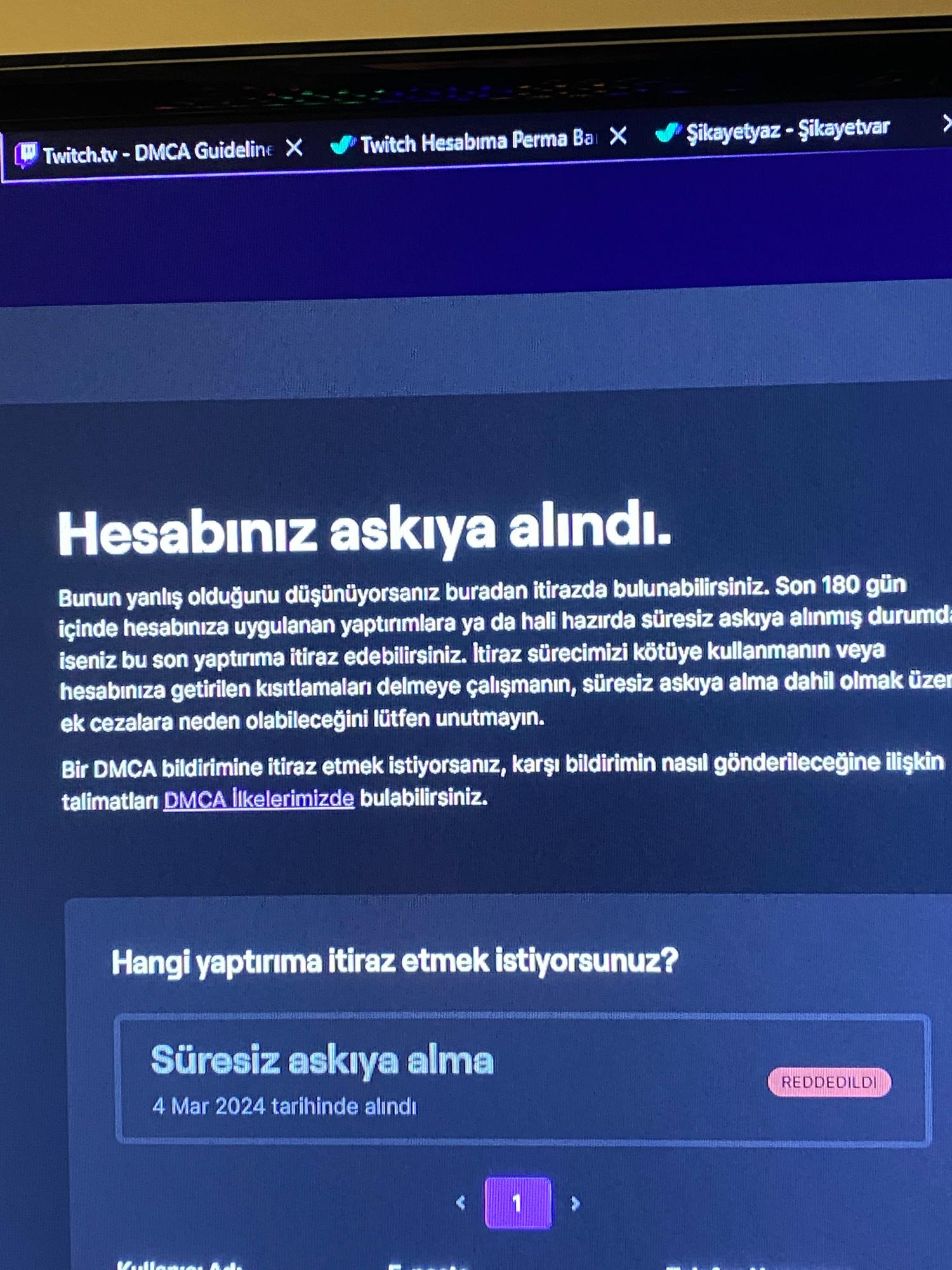 Twitch Perma Ban Nasıl Açıla Bilir - Şikayetvar
