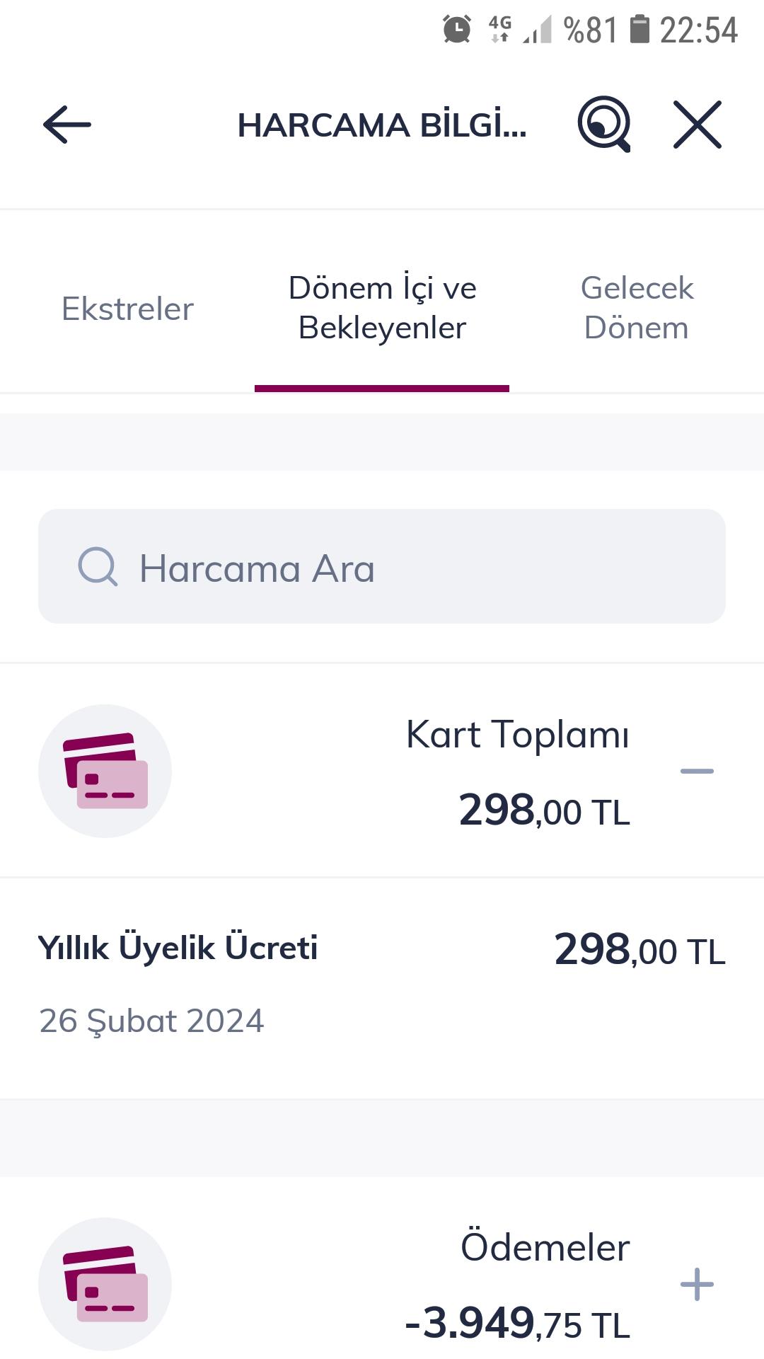QNB Türkiye QNB Finansbank Troy Kartımdan Yıllık Aidat Ücreti Kesilmiş ...