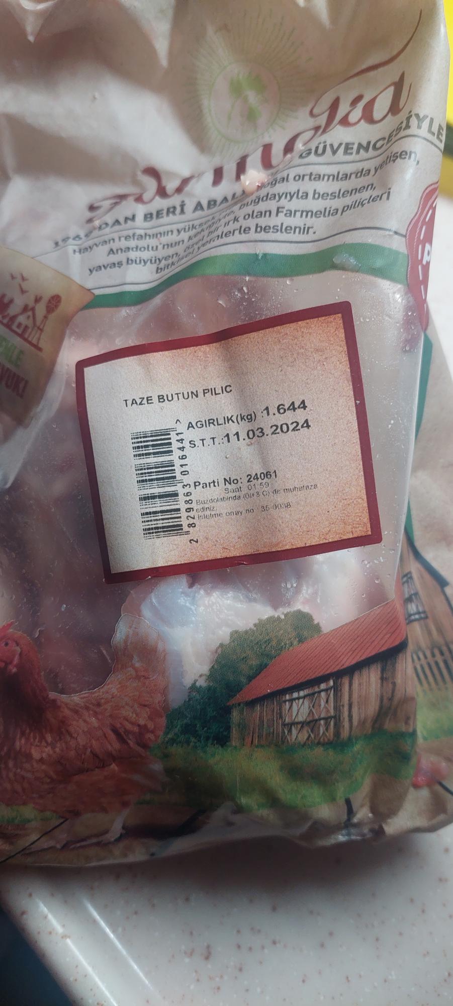 BİM Tavuk İçi Temizlenmeden Paketlenmiş - Şikayetvar