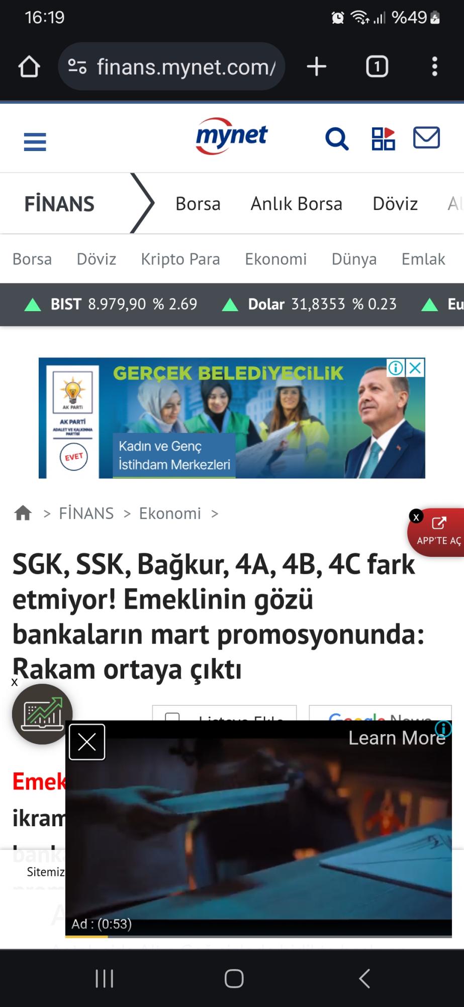 Mynet Siyasi Reklam Cehennemi - Şikayetvar
