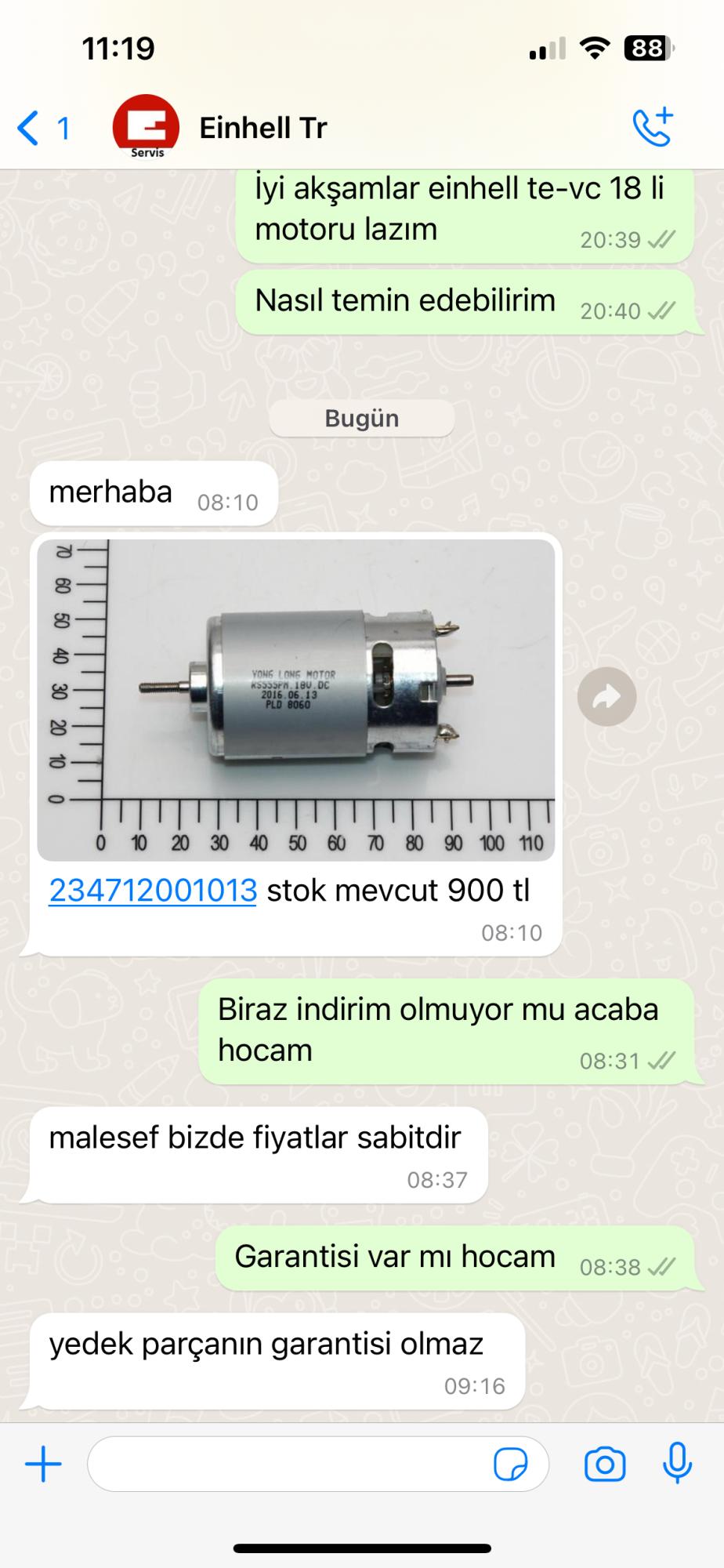 Einhell Te Vc 18 Li Solo Süpürge Motor Arızası - Şikayetvar