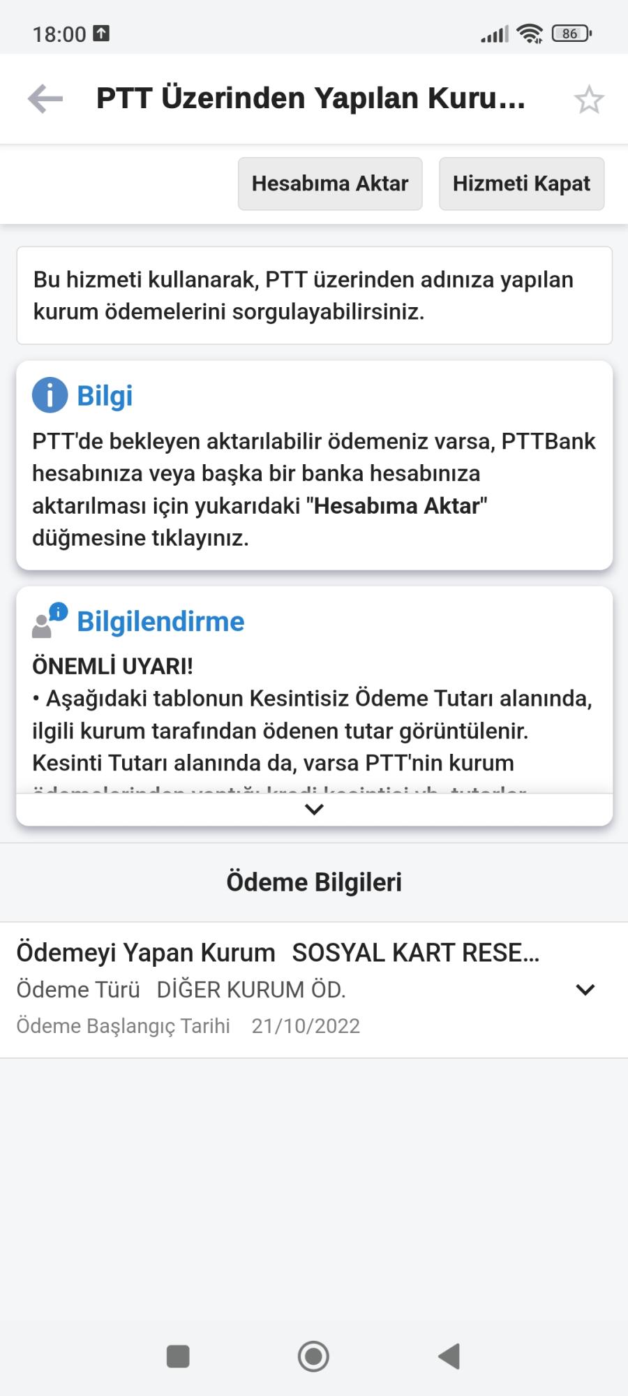 PTT Bank Param PTT Den İbana Yatmadı PTT De Görünmüyor - Şikayetvar
