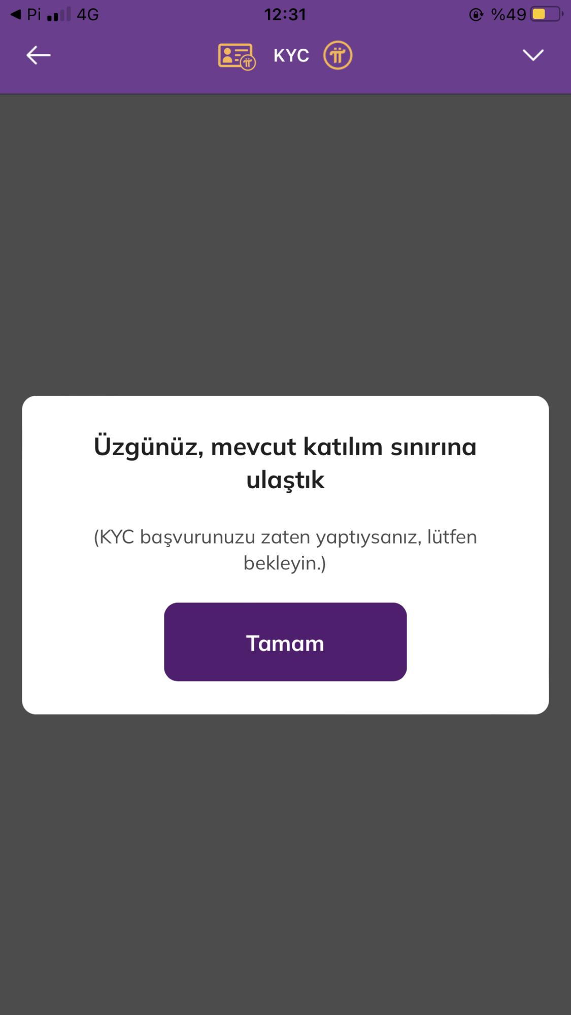 Pi Network Kyc Başvurusu Onaylamıyor - Şikayetvar Pi Network Kyc Başvurusu Onaylamıyor - Şikayetvar