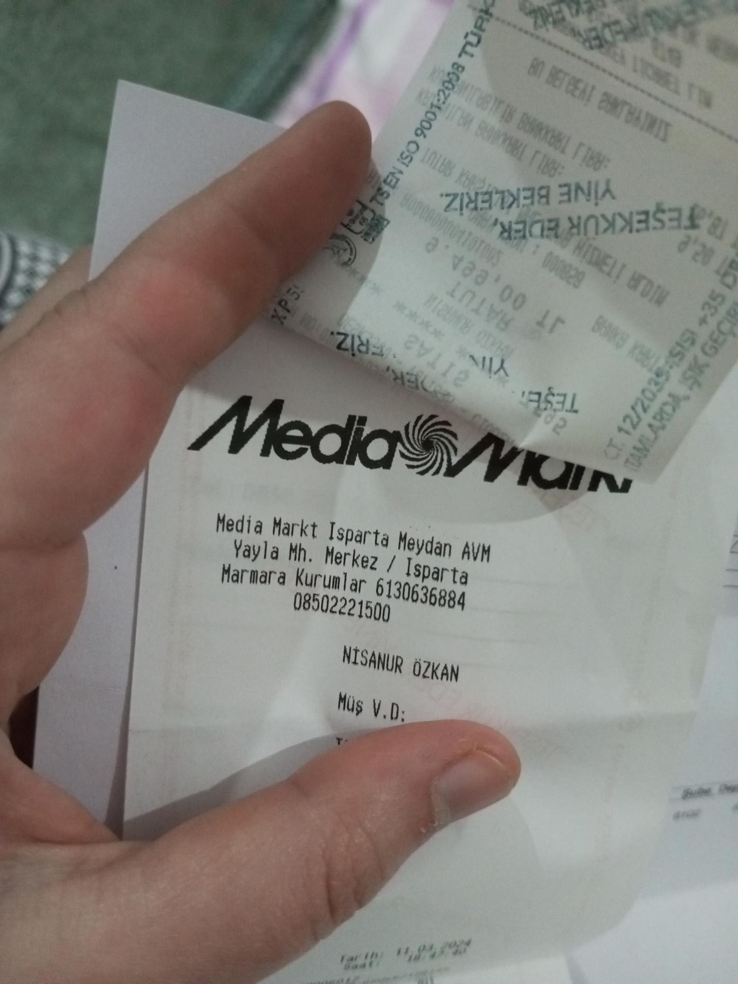 Media Markt TCKN / VKN Numarası Yazmıyor - Şikayetvar