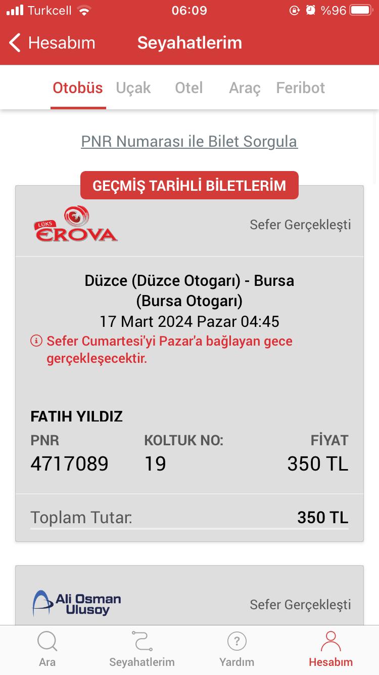 Lüks Erova Turizm Düzce-Bursa Yolculuğumda Lüks Erova'nın Otobüsü ...