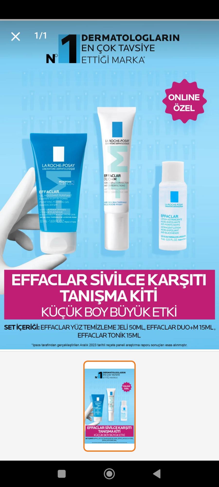 La Roche - Posay La Rock Posay Krem Ve Jel Yüzüm Şiş - Şikayetvar