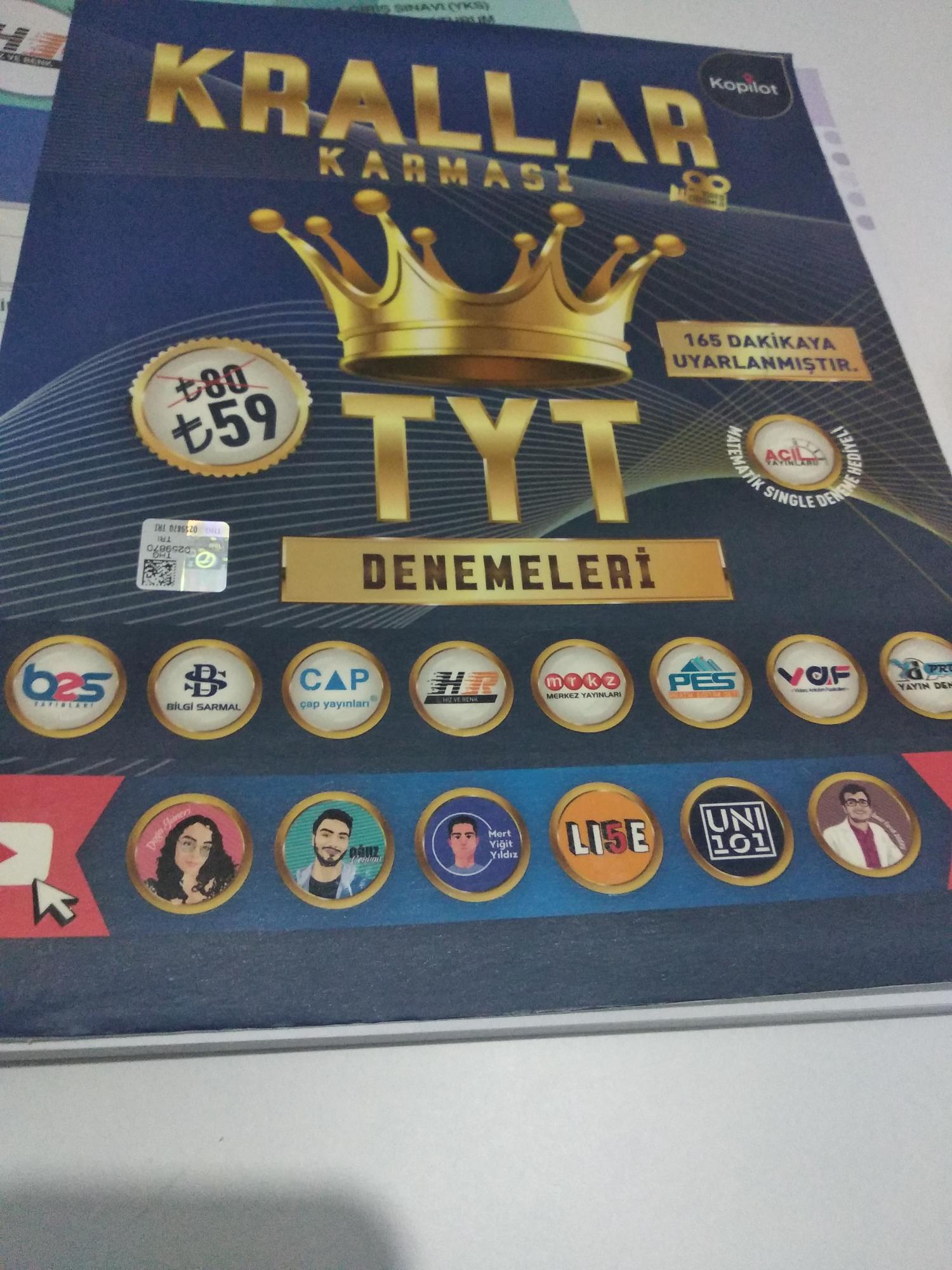 Krallar Karması 2022 TYT Denemeleri İyi Değil - Şikayetvar