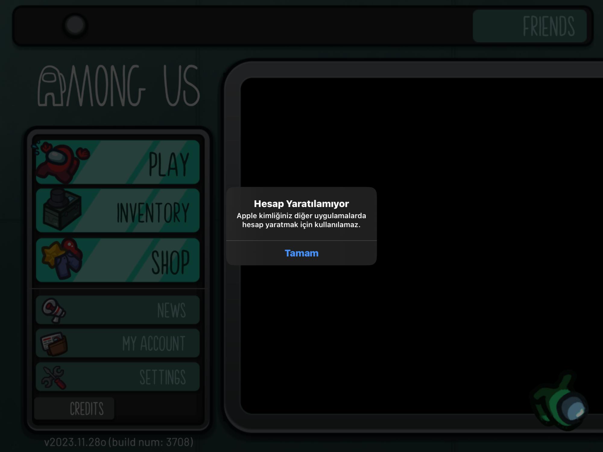 Among Us Oyun Hesabı Oluşturma Sorunu - Xolvie