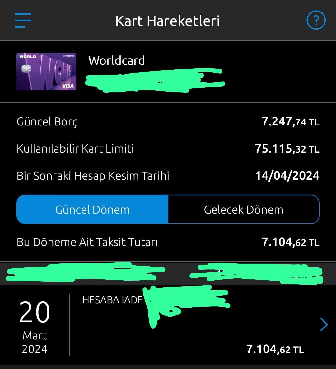 Yapı Kredi Bankası Artı Bakiye Güncel Borç Olarak Görünüyor - Şikayetvar