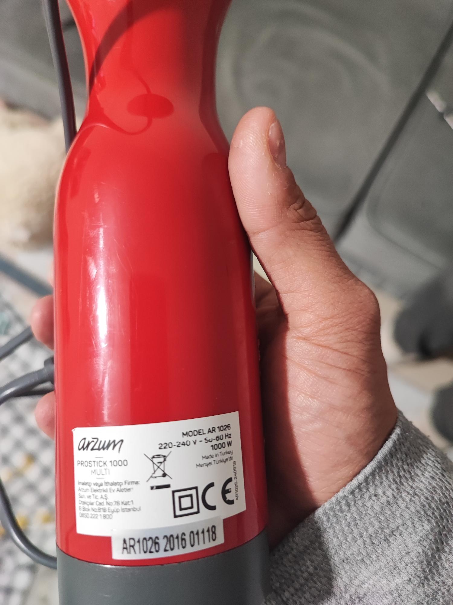 Arzum Ar1026 Blender Seti Arızası - Şikayetvar