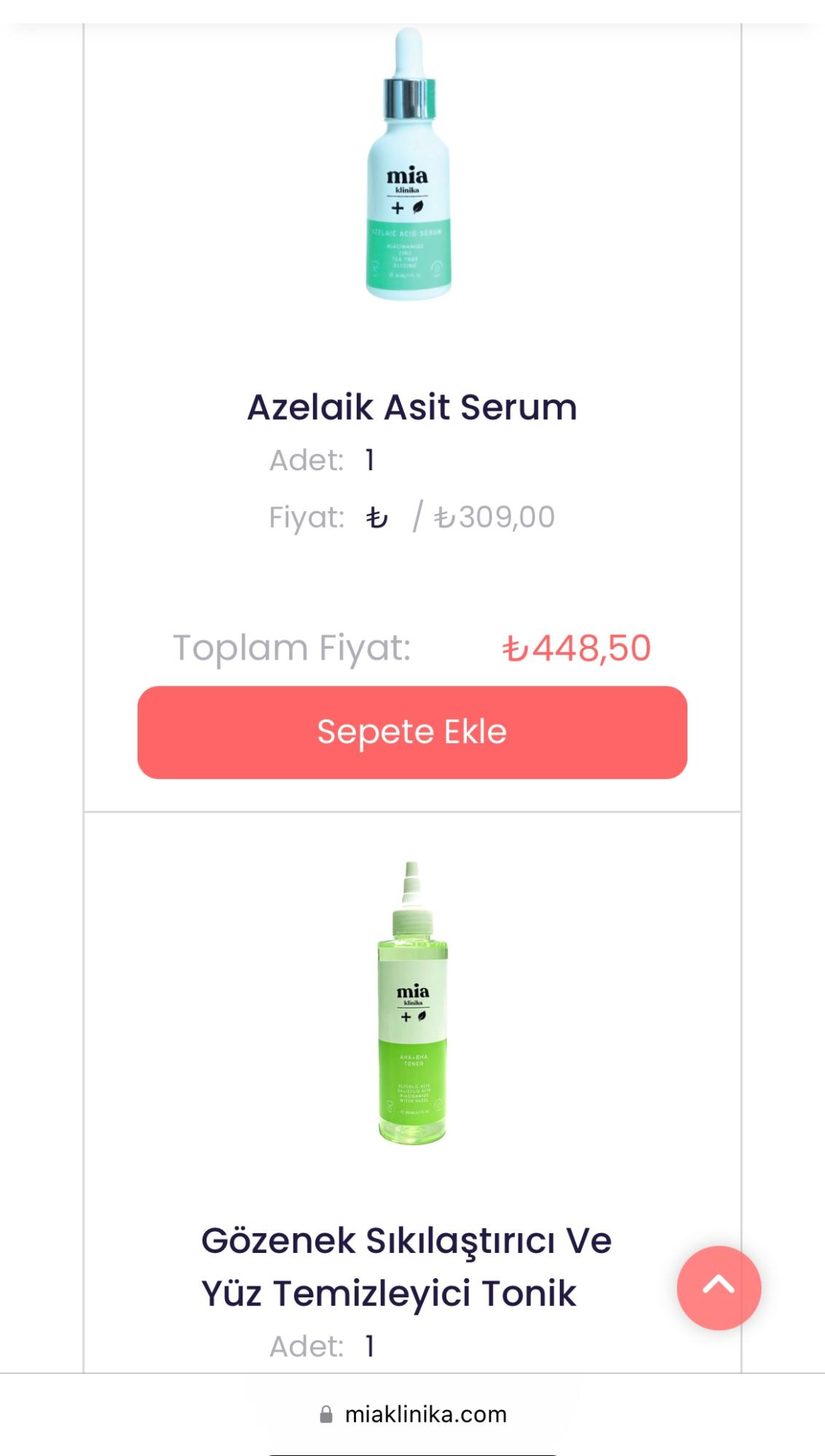 Mia Klinika Kargo Ve İletişim Sorunuyla Kaybolan Sipariş - Şikayetvar