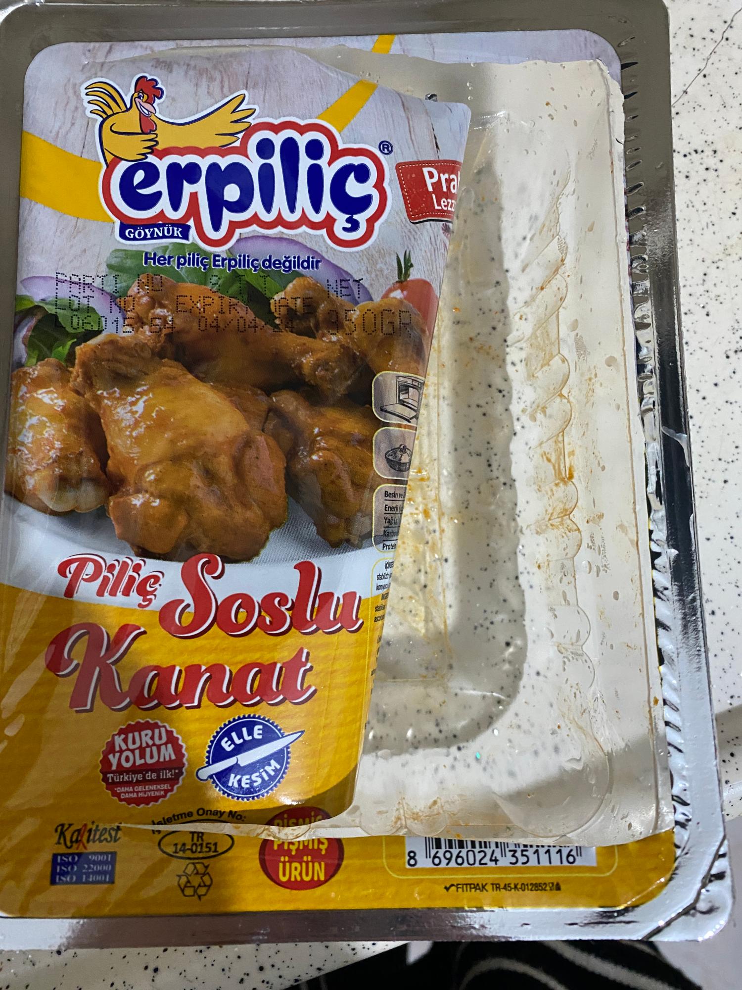 Erpiliç Piliç Soslu Kanat - Şikayetvar