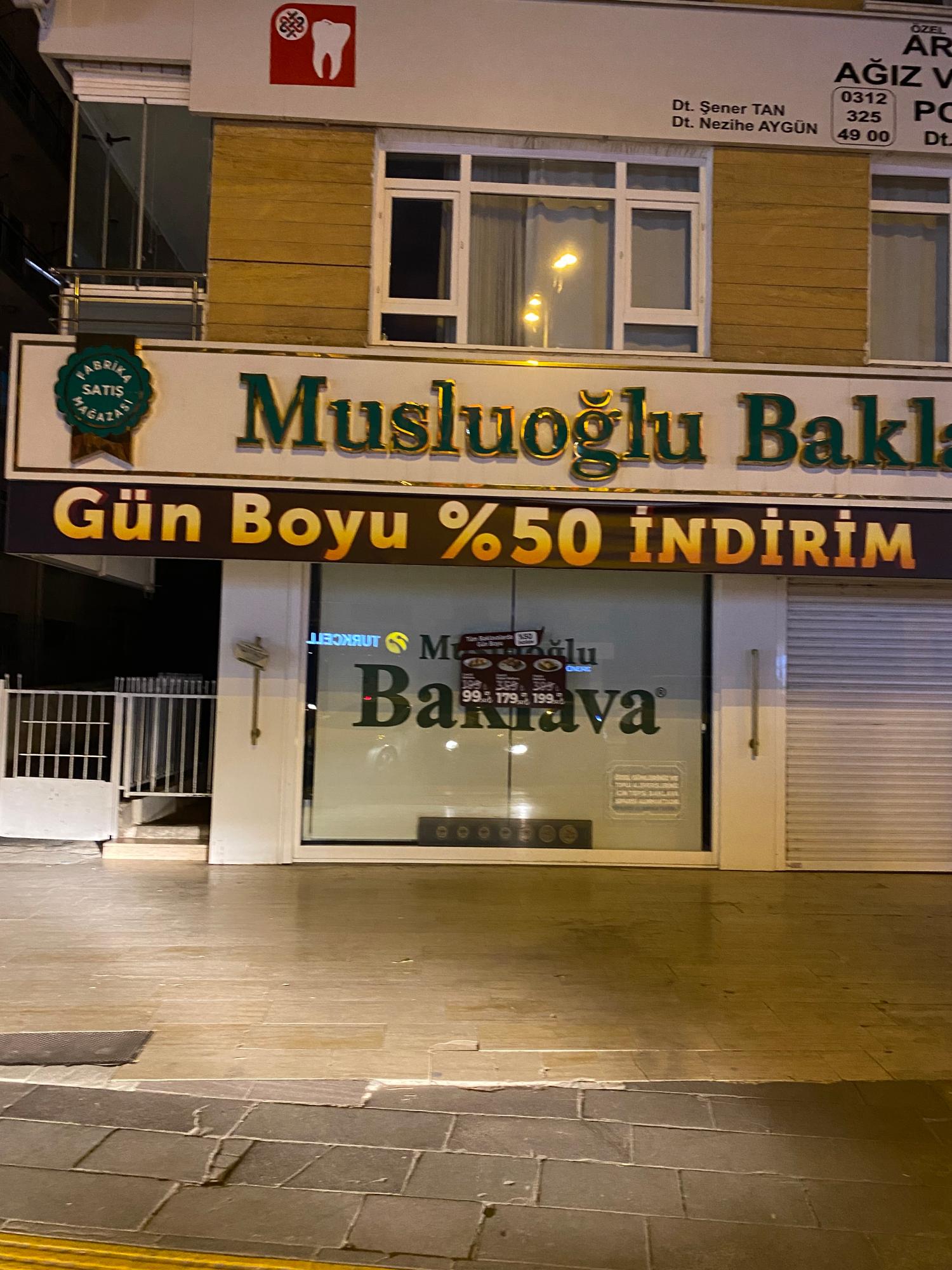 Musluoğlu Baklava Musluoğlu Bozuk Soğuk Baklava - Şikayetvar