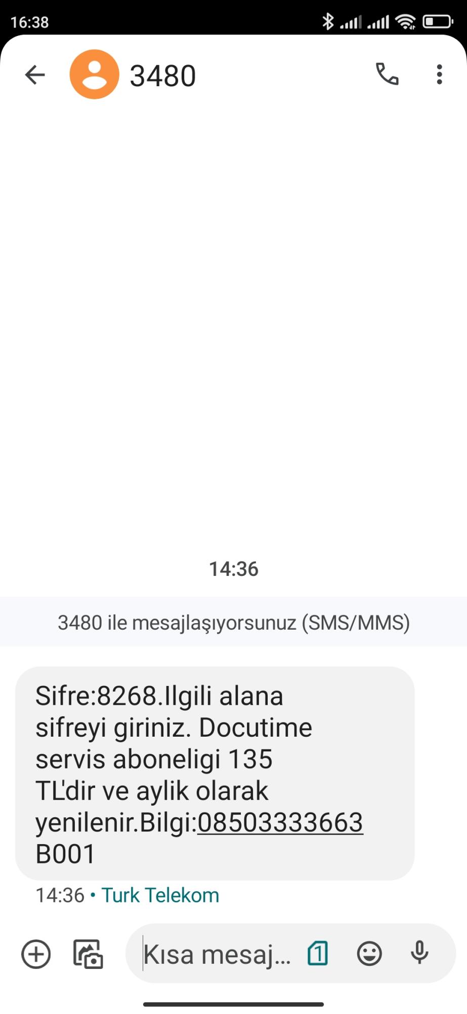 Docutime 0850 333 36 63 Docutime Türk Telekom Elele - Şikayetvar