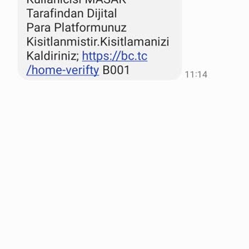 Kripto Para SMS Dolandırıcılığı Binance B. I. N. A. N. C. E- TR Mesajı - Şikayetvar