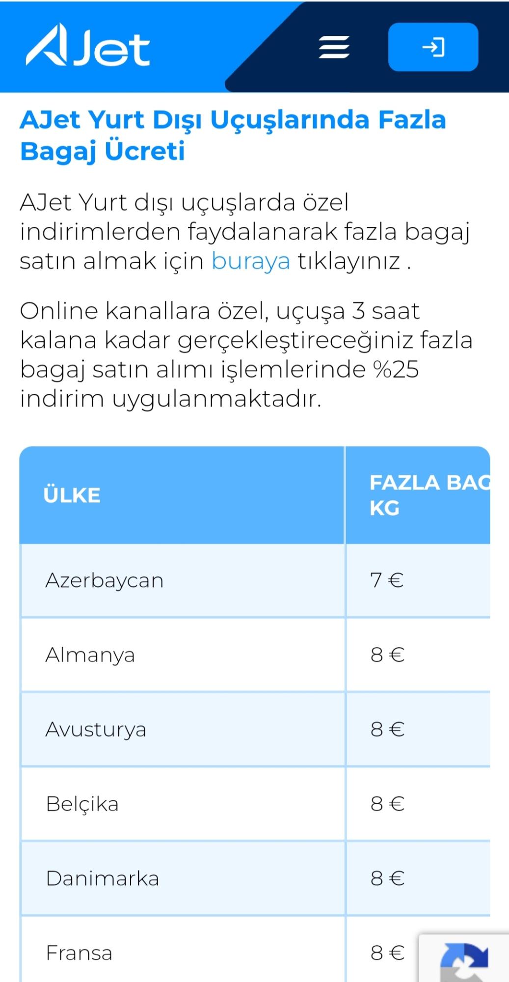 Ajet Online Check-in, Koltuk Ve Bagaj Satın Alma Sorunu - Şikayetvar
