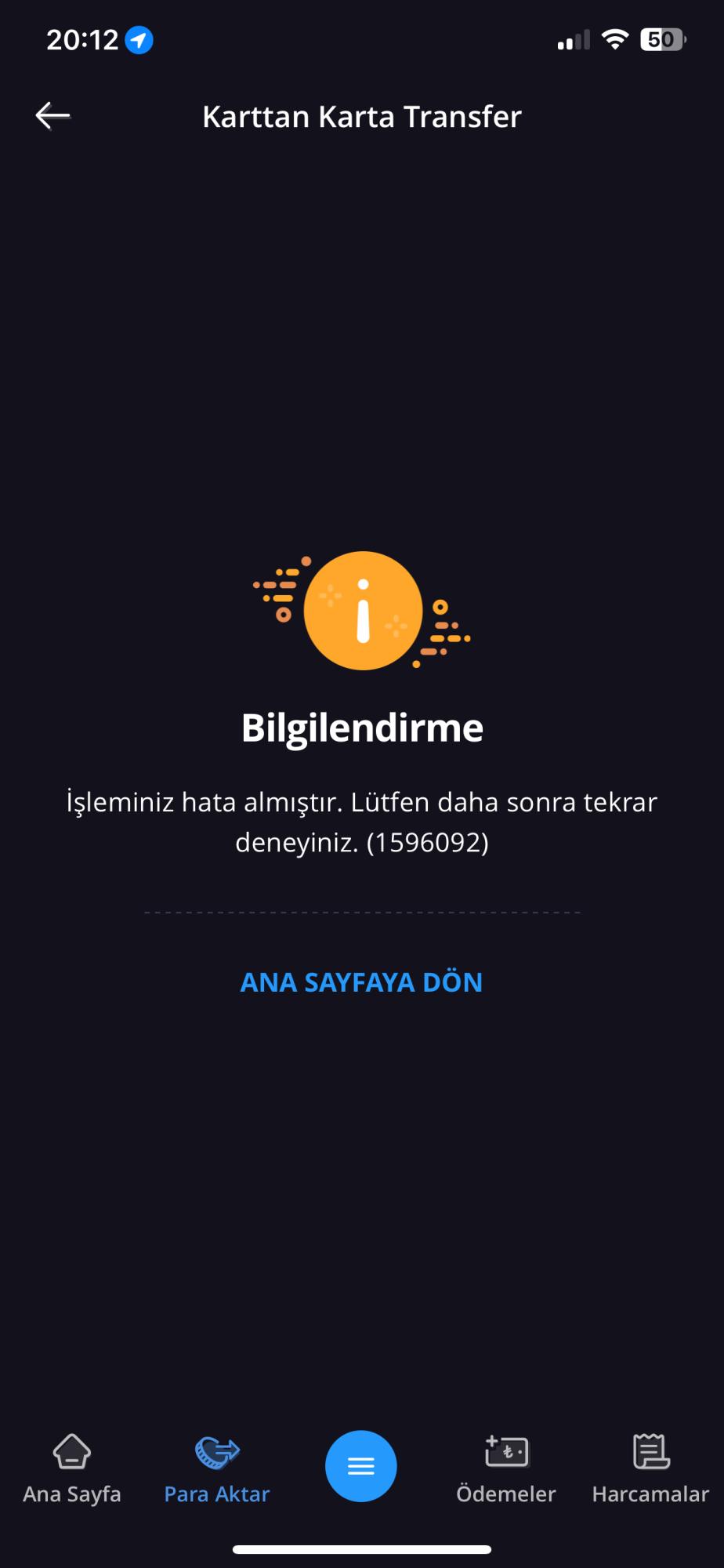 İş Bankası Karttan Karta Para Gönderememe Problemi - Şikayetvar