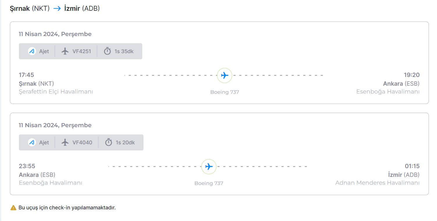 Ajet Online Check-in Sorunu - Şikayetvar