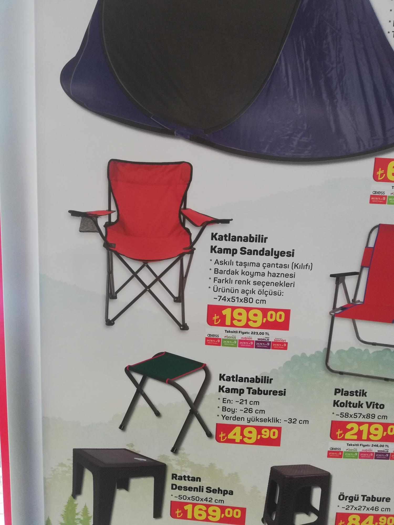 A101 Reklam Şikayeti, Kamp Sandalyesi - Şikayetvar