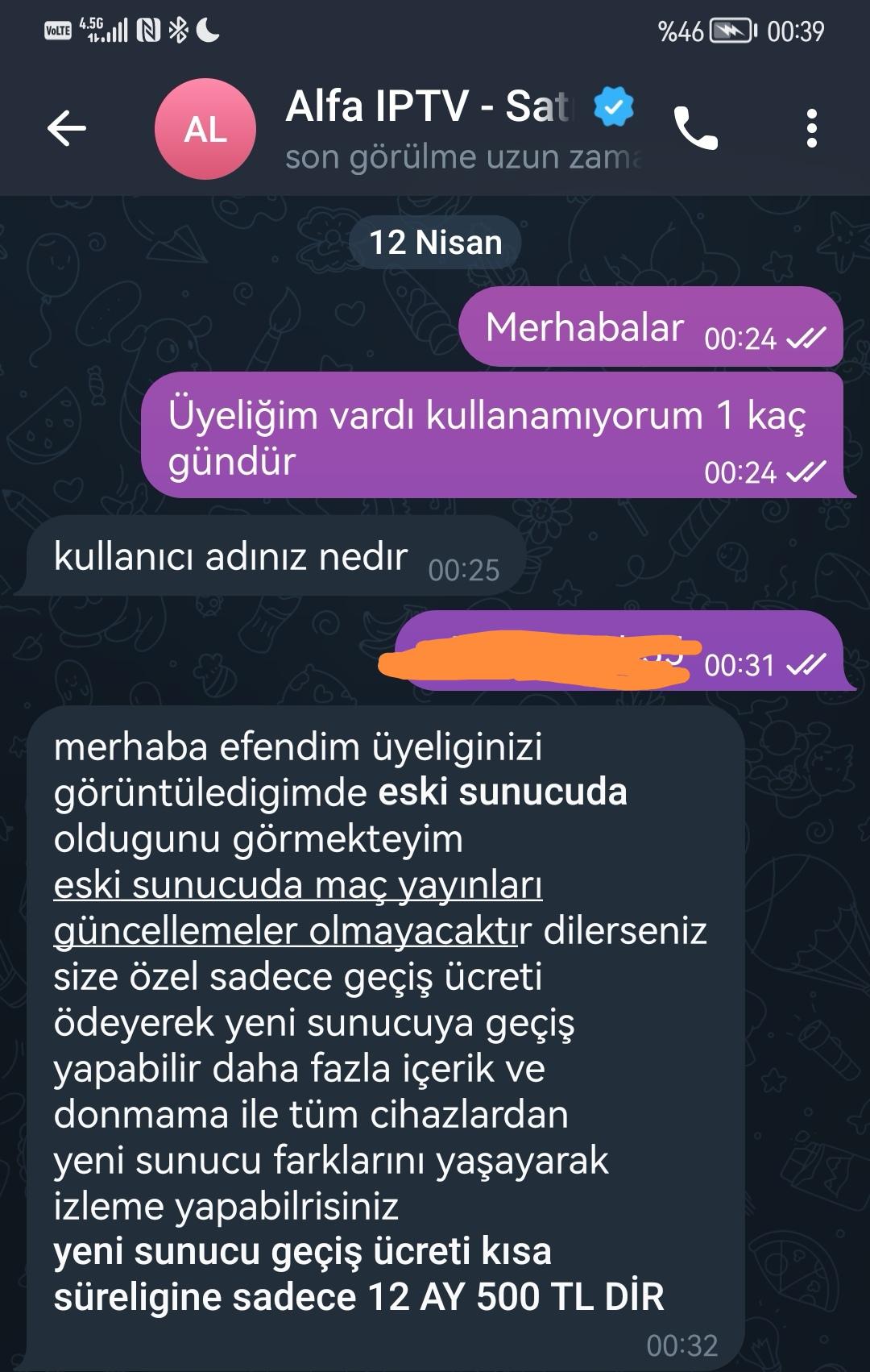 Alfa IP TV Alfa IP TV Sınırsız Üyelik Vaadiyle Hayal Kırıklığı - Şikayetvar