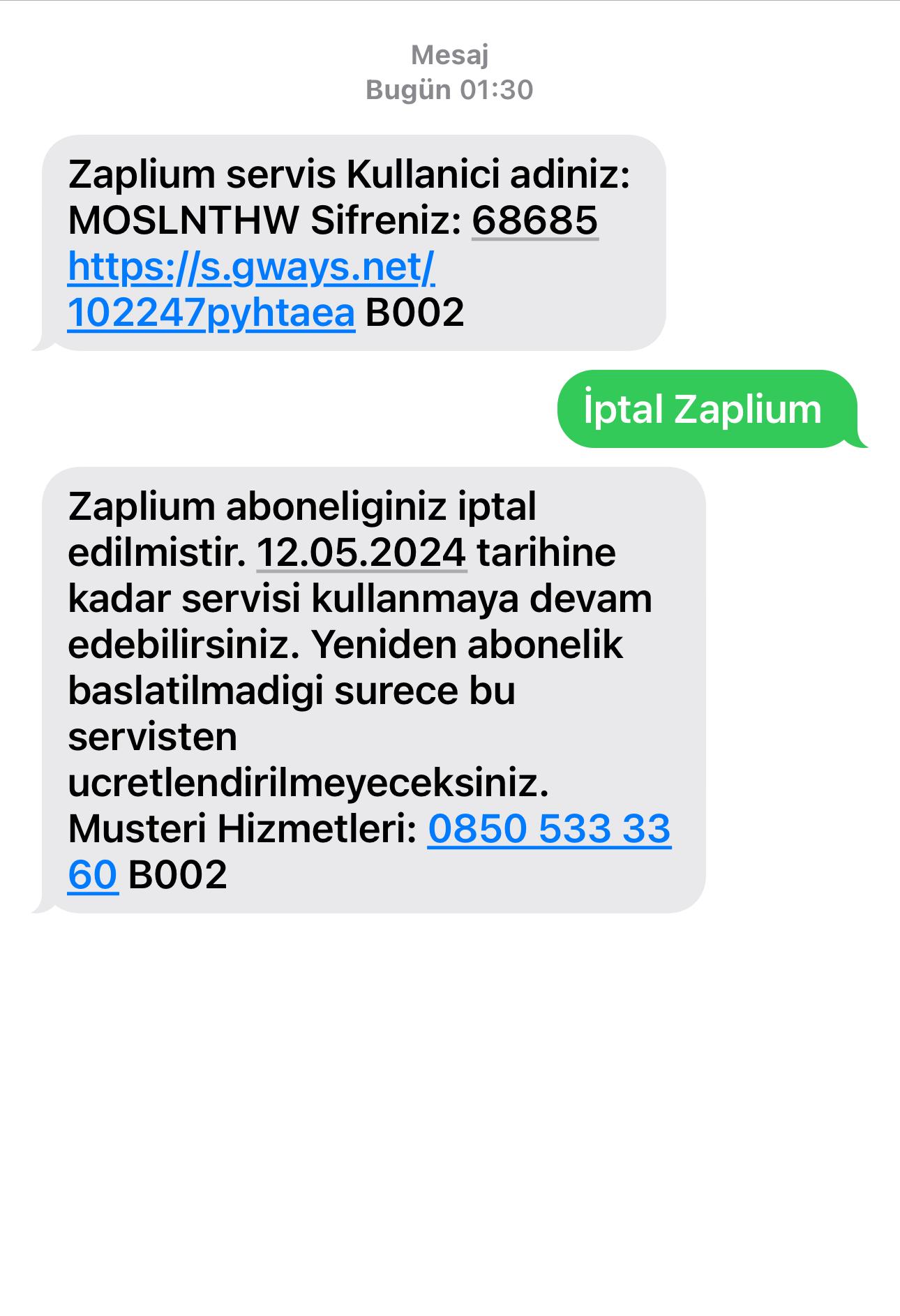 Zaplium Para İadem Ve İptal - Şikayetvar