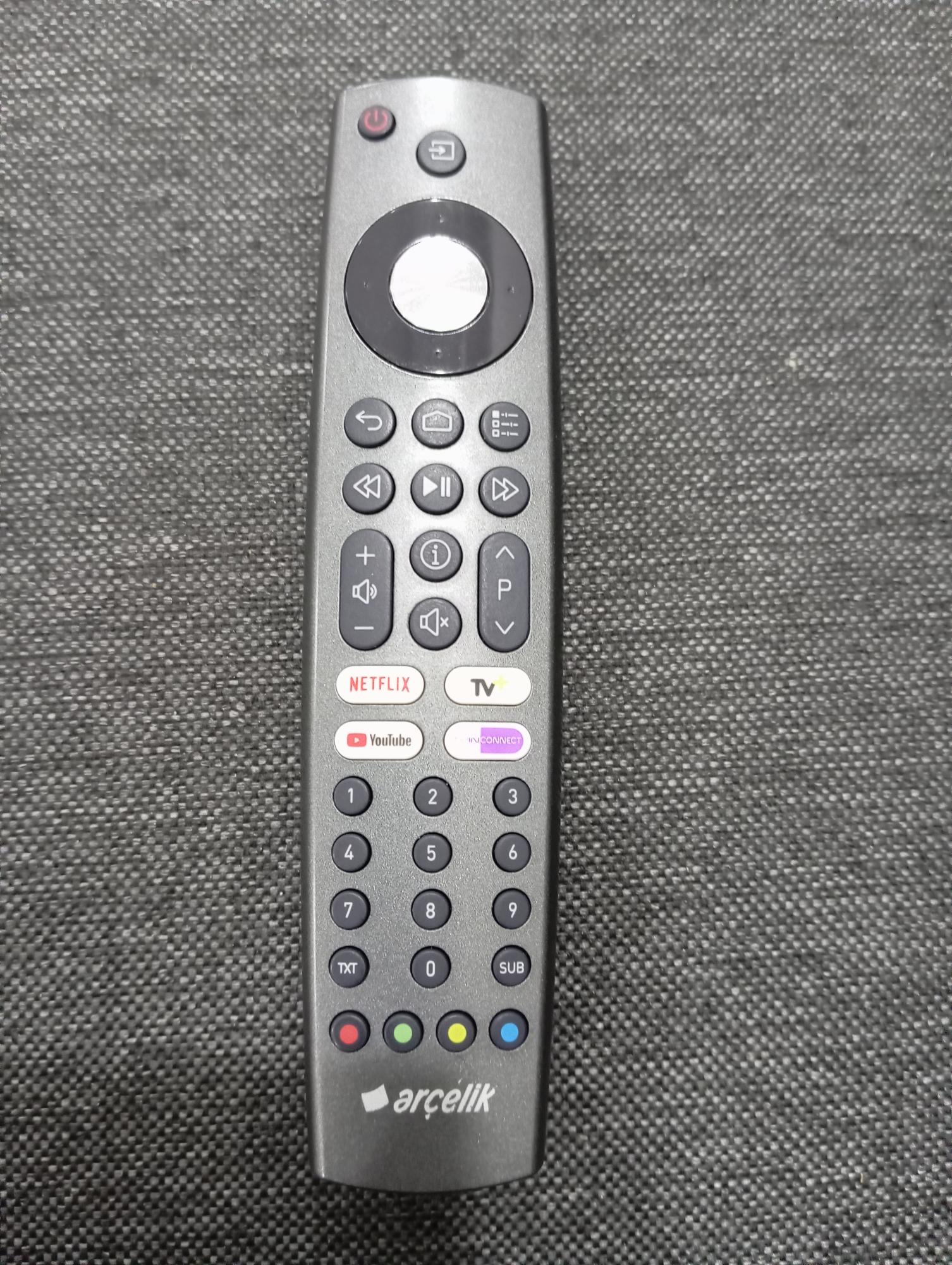 Arçelik Televizyon Kumandası Kanal Listesi Tuşu - Şikayetvar