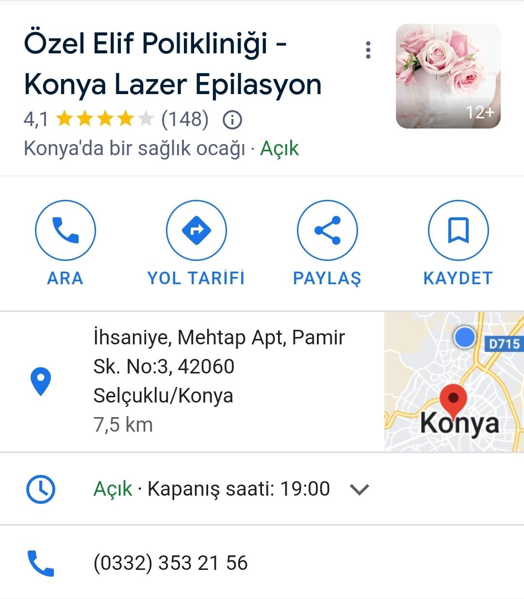 Özel Elif Polikliniği Konya'da Bir Poliklinikte Yaşanan Hizmet ...