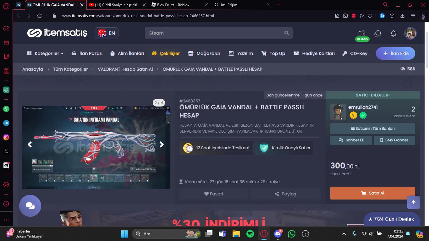 İtemSatış İtem Satış, Ve Alıcı Tarafından Mağdur Ediliyorum. - Şikayetvar