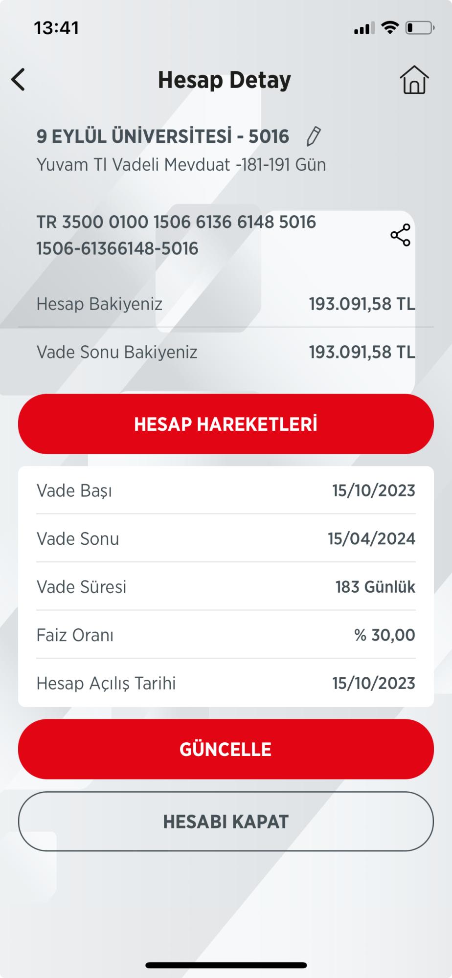 Ziraat Bankası Ziraat Kur Korumalı Hesap, Vade Başı Ve Sonu Bakiye Aynı Görünüyor. - Şikayetvar