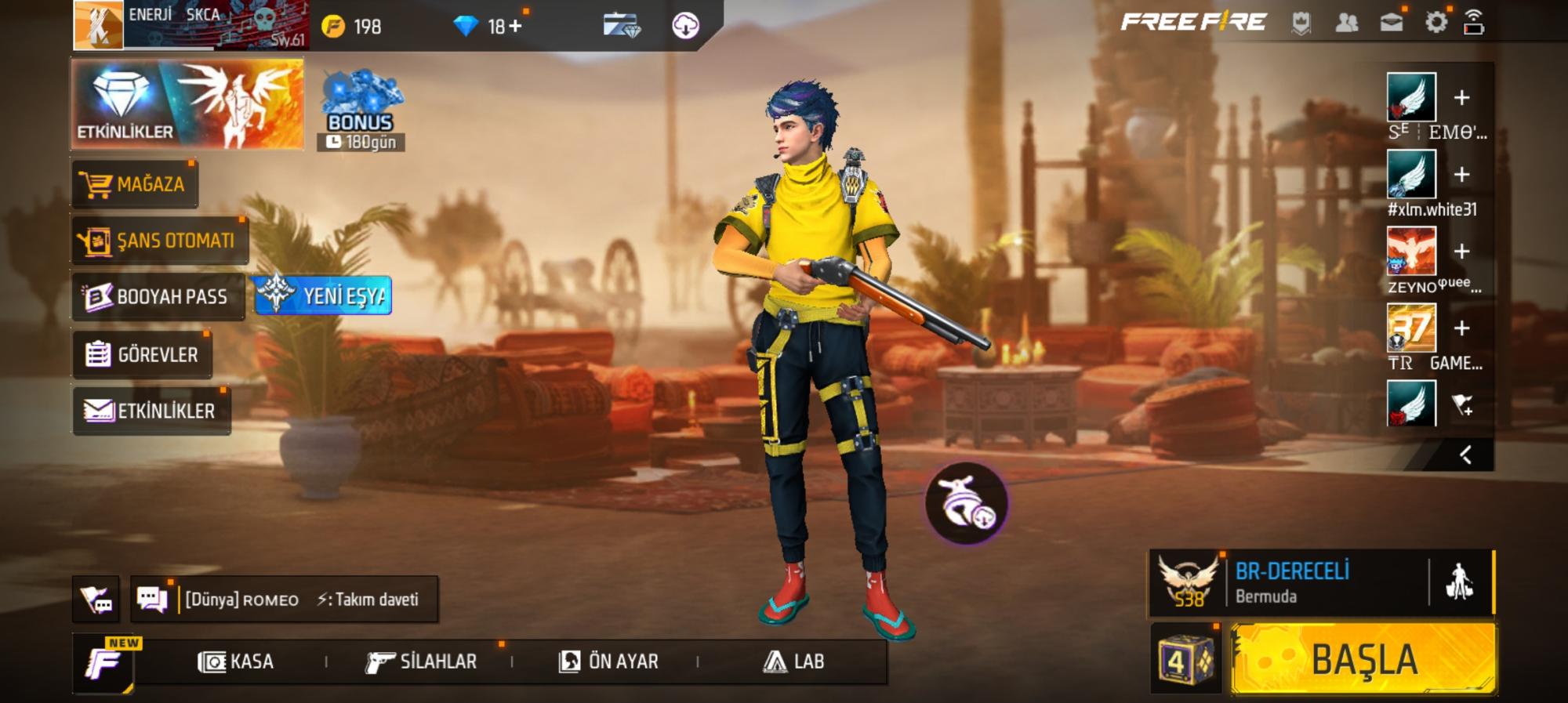 Garena Free Fire Hex Bot Sanırım - Şikayetvar