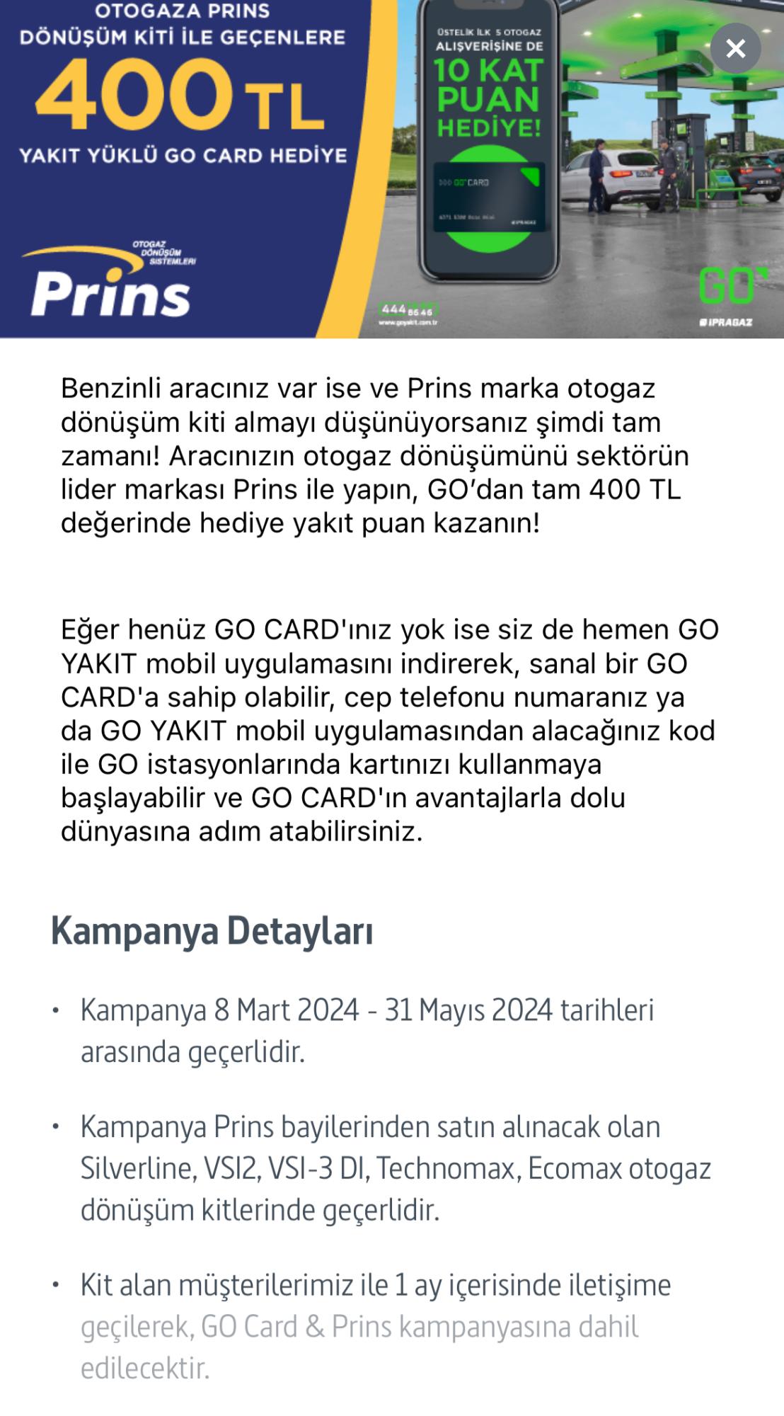 Prins LPG Müşteri Hizmetleri Şikayet - Şikayetvar