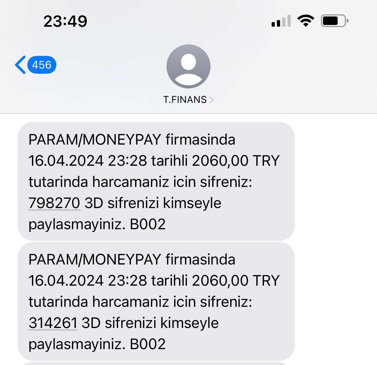 MoneyPay Sahte PTT Kargo Sitesi Üzerinden Param/MoneyPay Haksız Ödeme ...