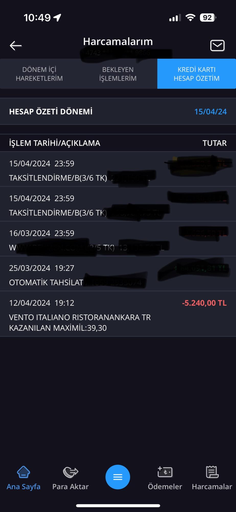 İş Bankası Maximiles Black Kredi Kartı - Şikayetvar