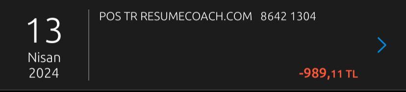 ResumeCoach Unauthorized Charges by Resume Coach - Xolvie