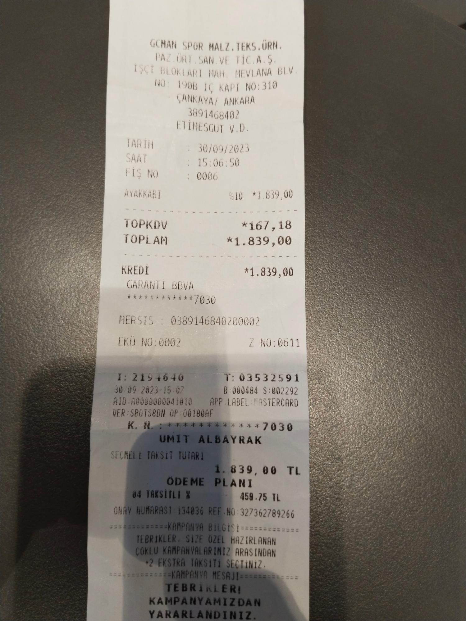 Taurus Avm Ankara Taurus Gc Man Hı Tec - Şikayetvar
