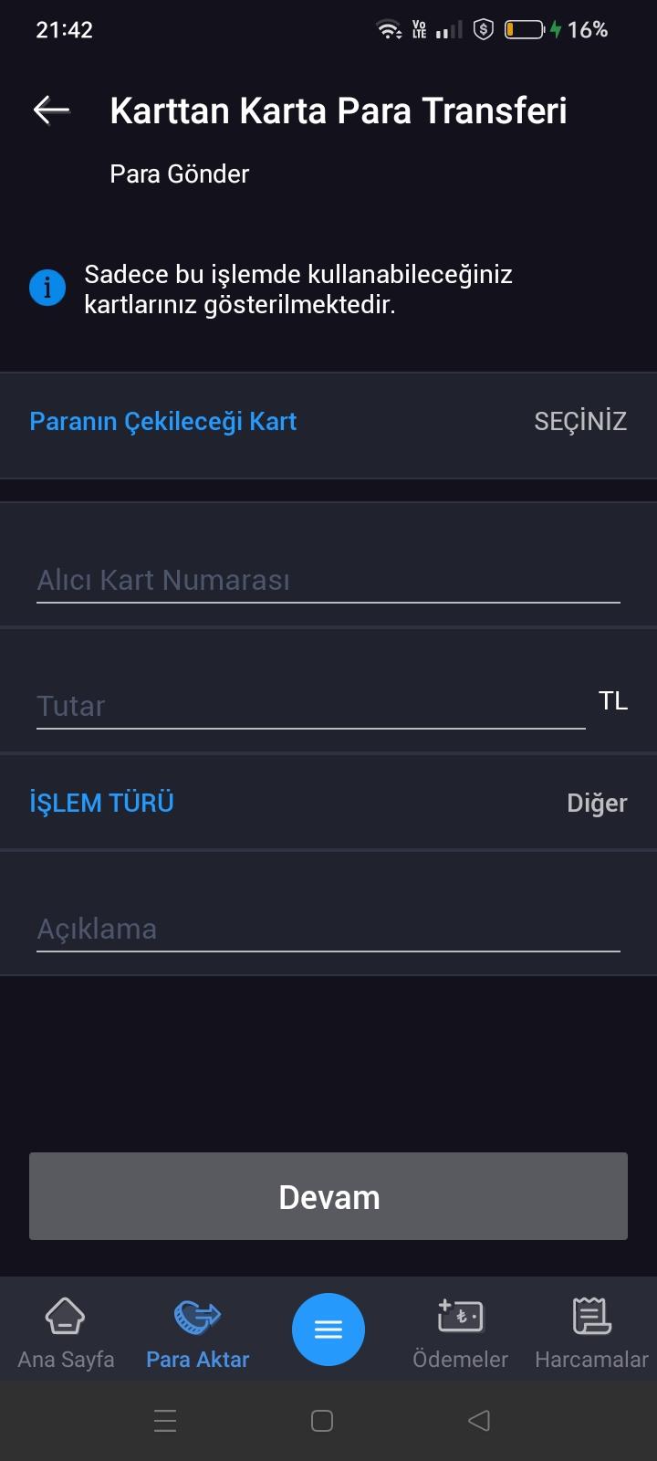 İş Bankası/Karttan Karta Para Transferi'nden Para Hesabıma Ulaşmadı - Şikayetvar