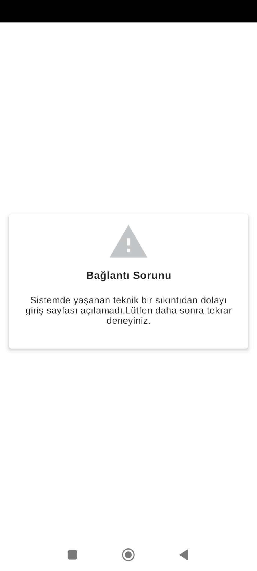 E-Devlet (Turkiye.gov.tr) Sistem Hatası - Şikayetvar