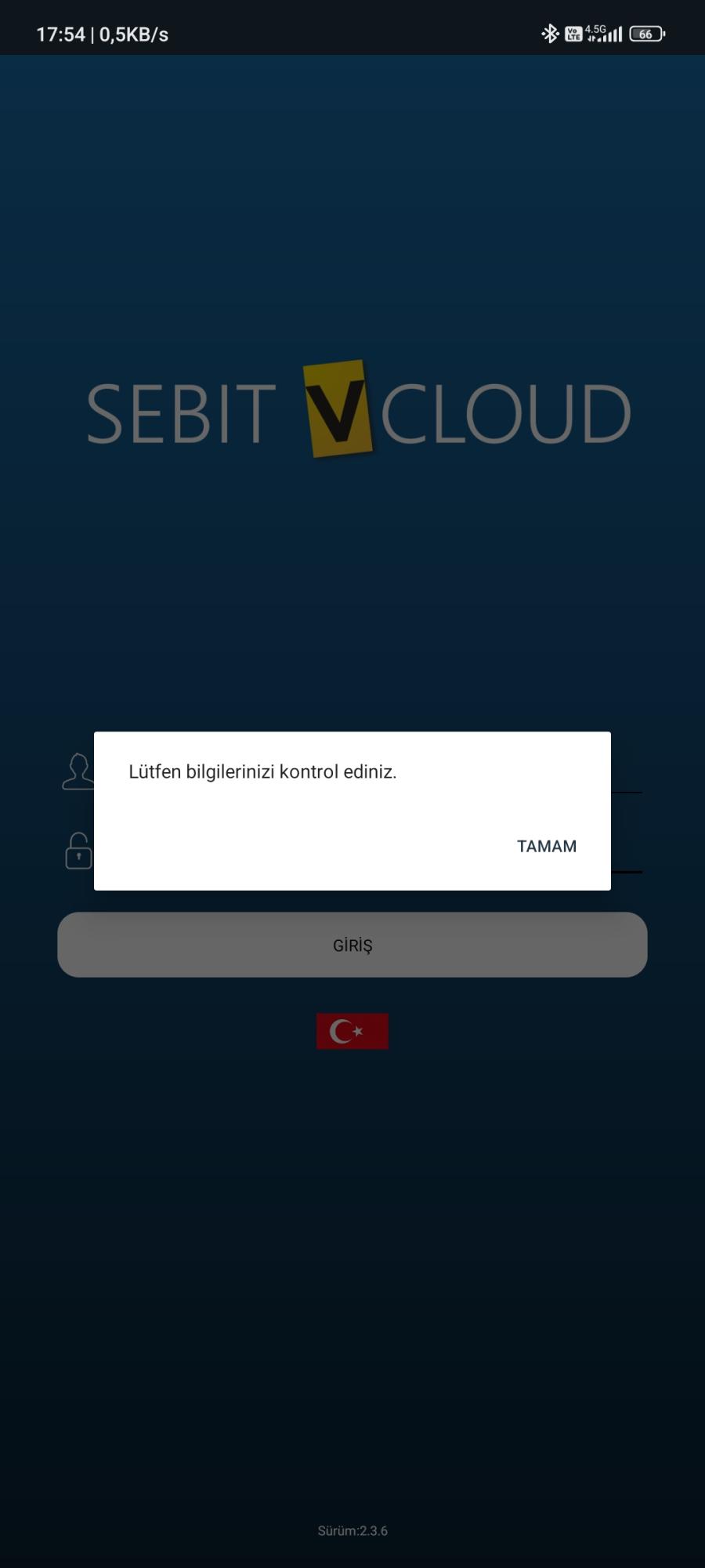 Sebit VCloud Sebit Hesabıma Giriş Yapamıyorum - Şikayetvar