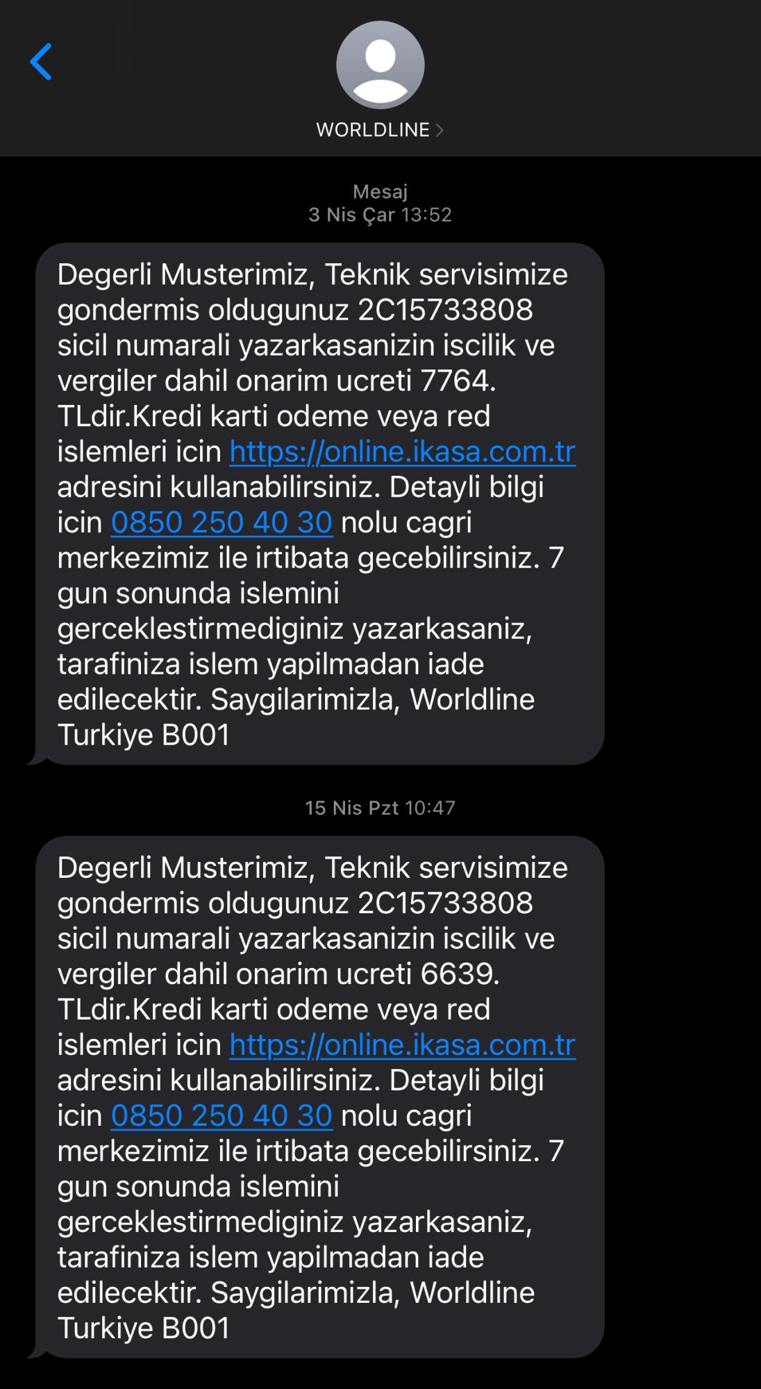 Worldline İngenico Move 500 - Şikayetvar